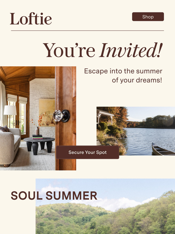 Loftie: Your Invited: Soul Summer 2025 | Milled