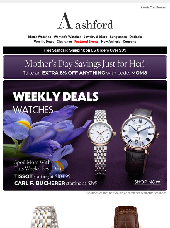Ashford Email Newsletters: Shop Sales, Discounts, and Coupon Codes