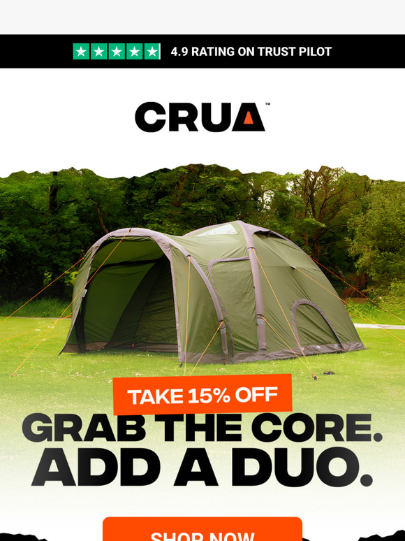 Crua Outdoors: Save 15% by bundling the Core with a Duo tent | Milled
