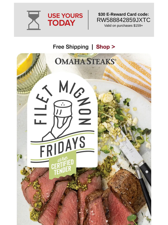 Omaha Steaks: Score hot Filet Mignon Friday savings! | Milled