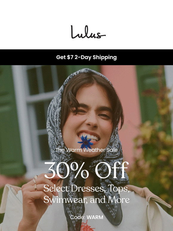 Lulus Email Newsletters: Shop Sales, Discounts, and Coupon Codes