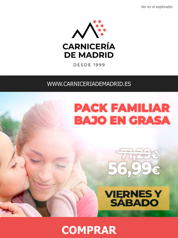 Carnicería de Madrid: Cuídate y AHORRA más de 14€!!! con nuestro Pack Bajo en Grasa | Milled