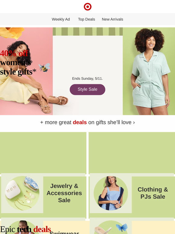 Target: 🎁 40% off women's styles. | Milled