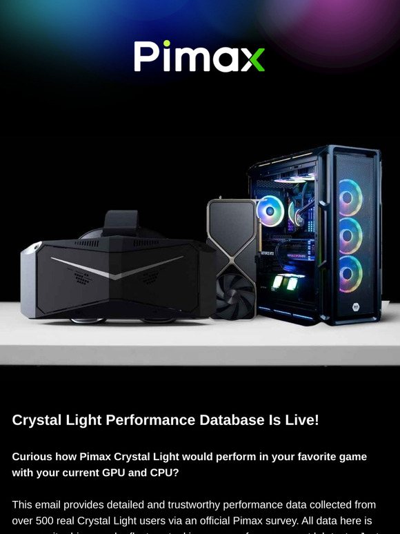 Pimax: Is Your GPU+CPU Ready for Crystal Light? | Milled