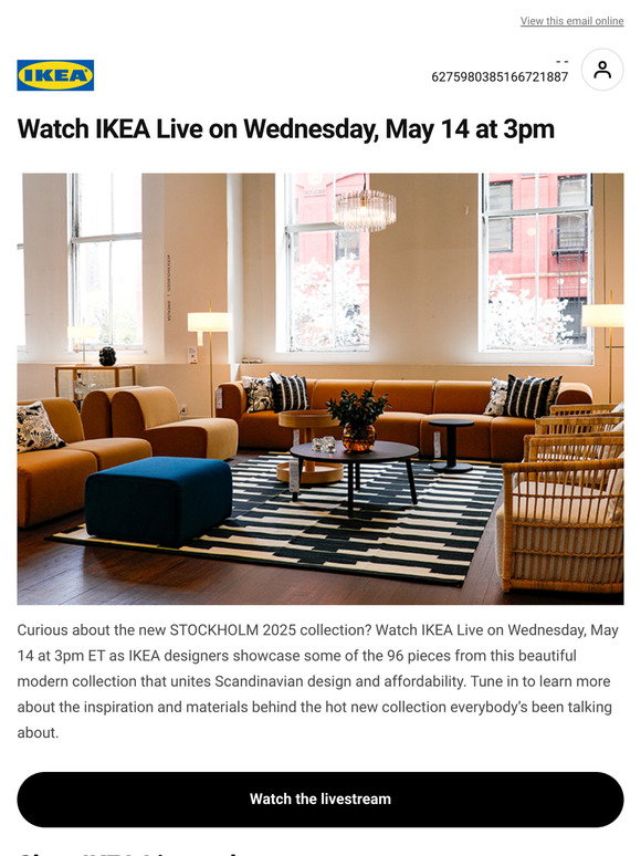IKEA: Explore the new STOCKHOLM 2025 collection on IKEA Live. | Milled