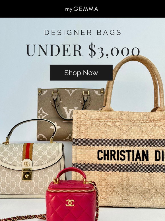 Gemma: Designer Bags Under $3,000 | Milled