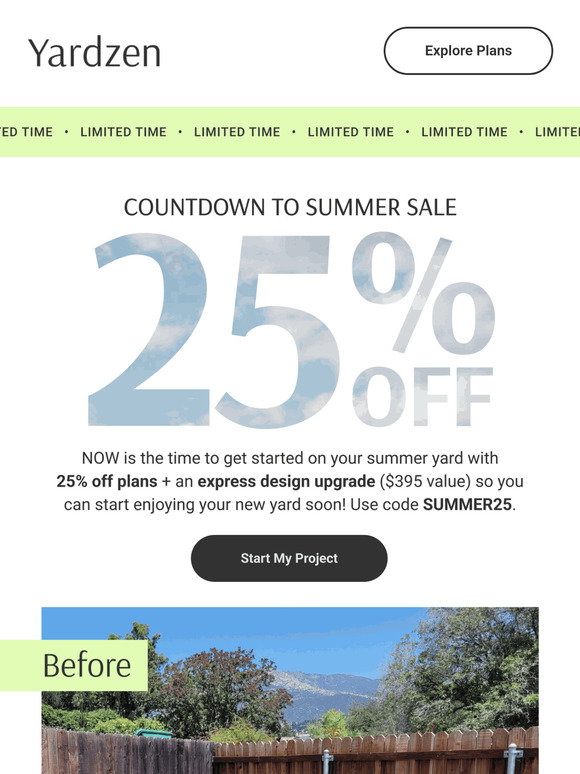 Yardzen: An Exclusive Deal for Your Summer Yard ⏳ | Milled