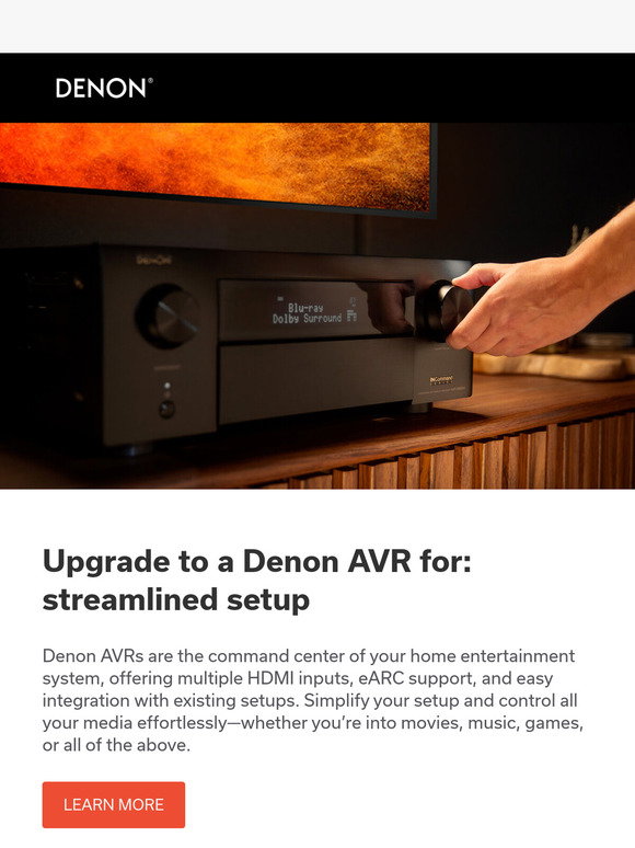 Denon: Why upgrade to a Denon AVR? Your entertainment hub | Milled