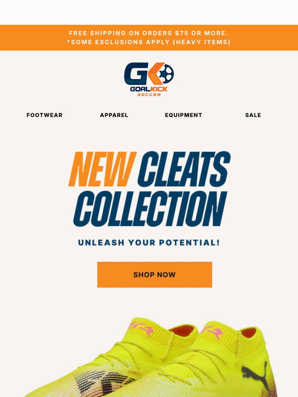 Goal Kick Soccer: Step Up Your Game: New Cleats Have Arrived! ⚽️ | Milled