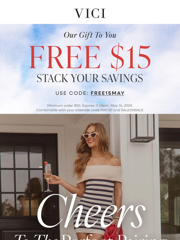 Vici: Your FREE $15 Gift Card Expires Soon | Milled