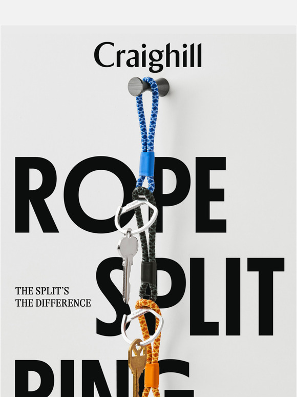 Craighill: Introducing the Rope Split Ring | Milled