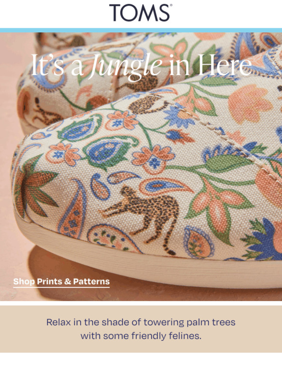 TOMS Email Newsletters: Shop Sales, Discounts, and Coupon Codes