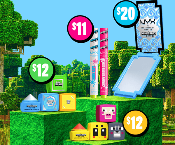 NYX Cosmetics: Ready to watch “A Minecraft Movie” at home? 🎮💗 | Milled