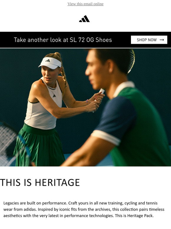 adidas: Iconic performance wear hailing from the archives. This is ...