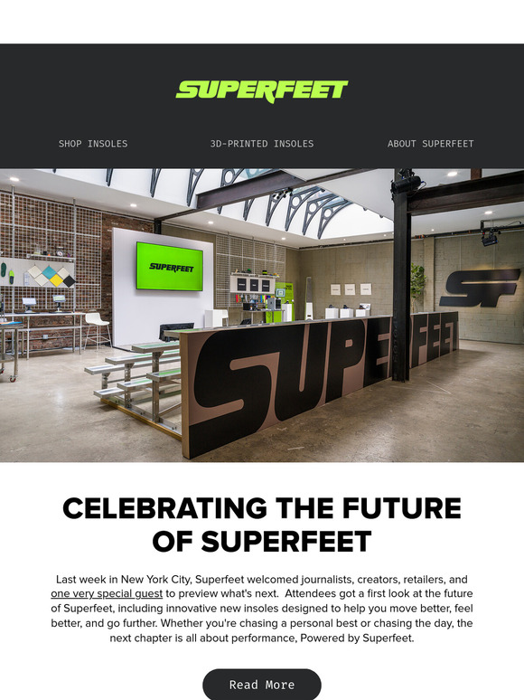 Superfeet: Celebrating the future of Superfeet | Milled
