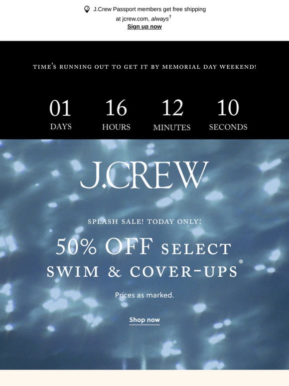 J.Crew Email Newsletters: Shop Sales, Discounts, and Coupon Codes