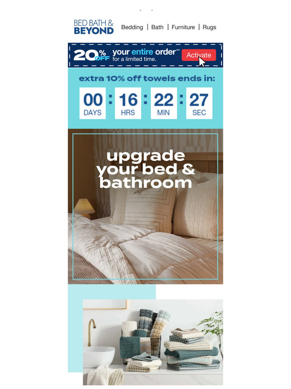 Bed Bath & Beyond Email Newsletters: Shop Sales, Discounts, and Coupon Codes