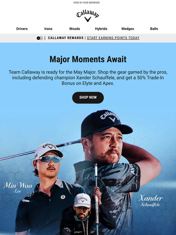 Callaway Golf: Team Callaway Is Ready For Charlotte With Our Elyte Drivers | Milled