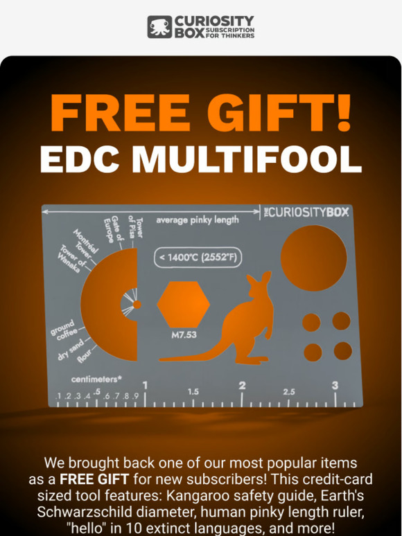 Curiosity Box: It's Back: The EDC Multifool (and it's FREE!) | Milled