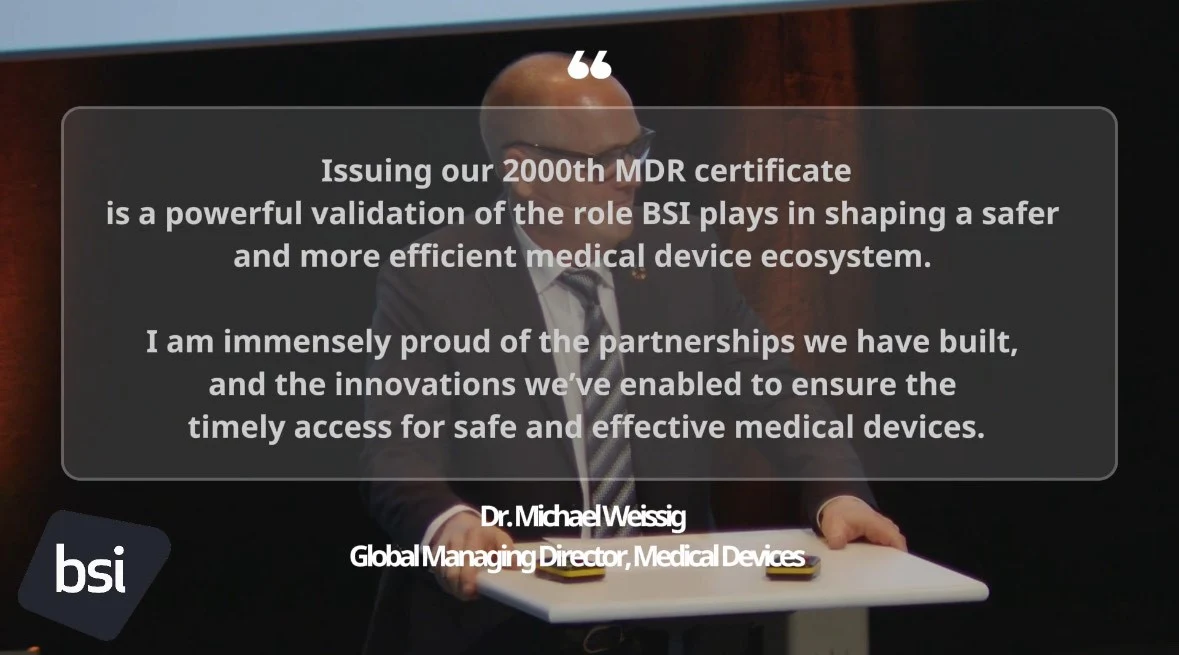 BSI: Your May BSI Medical Devices Update | Milled