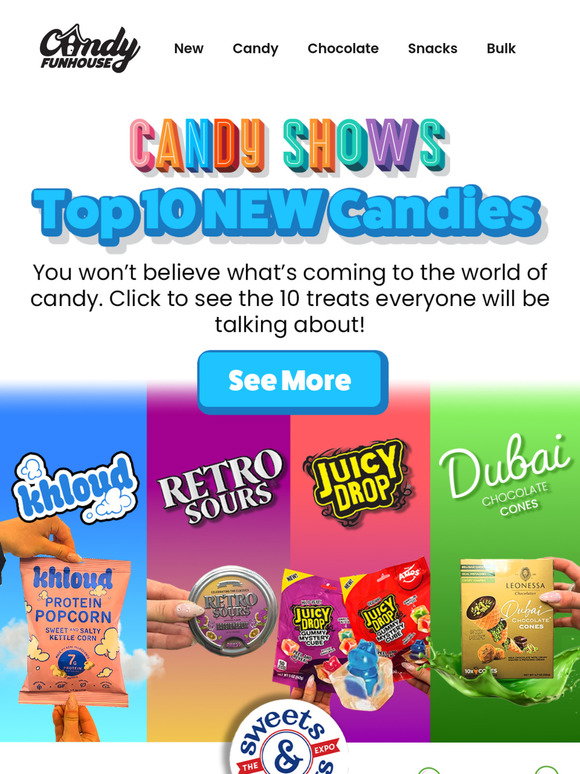 Candy Funhouse: The Candy Show’s Top 10 NEW Candies! Check it Out 👀 ...
