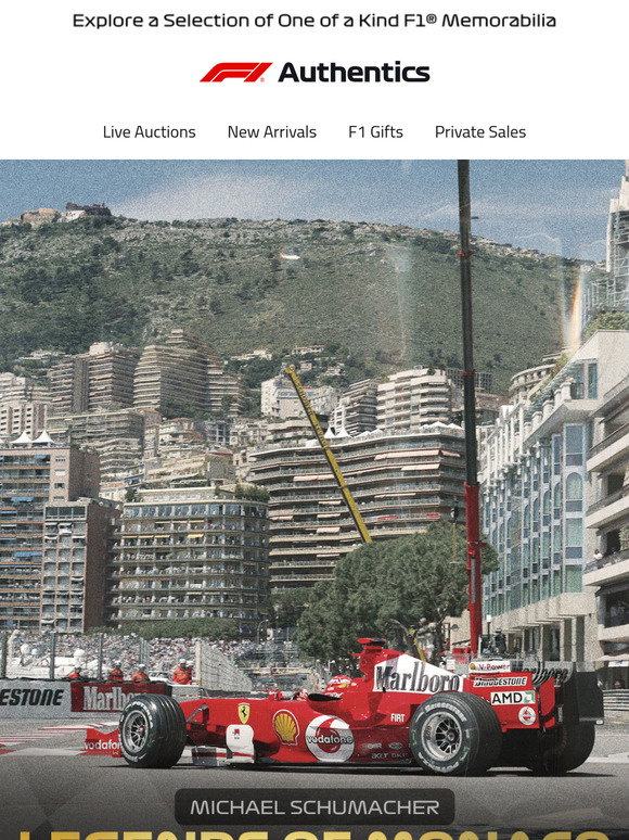 F1 Authentics: Rare memorabilia from F1® legends | Milled