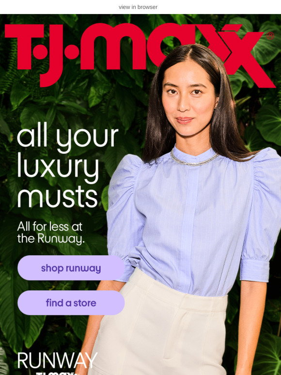 TJ Maxx: Runway you *need* in your closet | Milled
