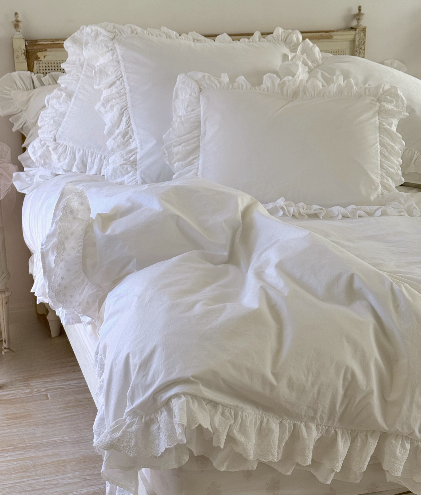 Rachel Ashwell: Meet Mademoiselle | Eyelet Poplin Bedding | Milled