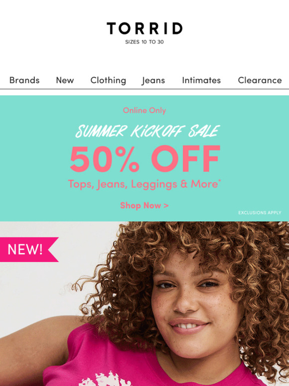 Torrid: Summer graphic tees are IN & they're a vibe | Milled