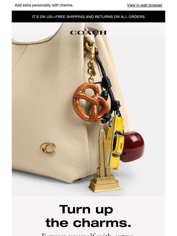 Coach: Your vibe: a charming new look. | Milled