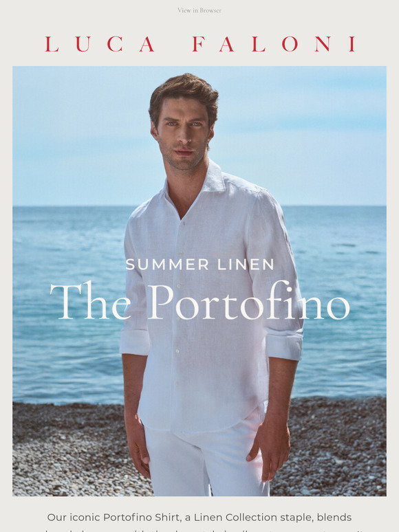 Luca Faloni: Our Classic Linen Shirt - The Portofino | Milled