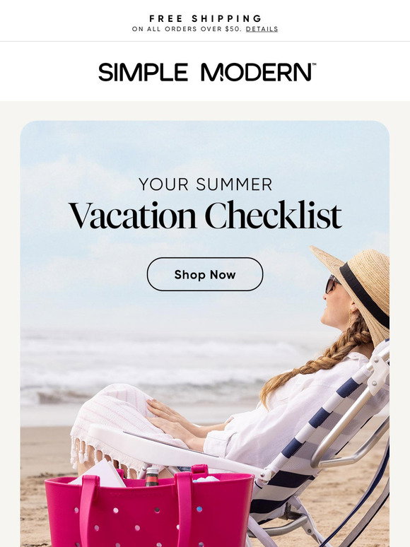 Simple Modern: Your Summer Vacation Starts Here! 🏖️ | Milled