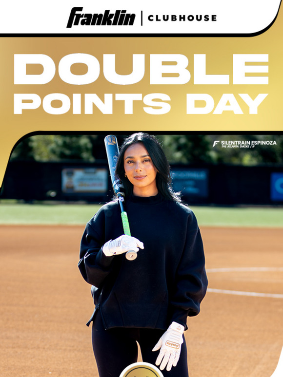 Franklin Sports: Double Your Points with Your Purchase! ️ | Milled