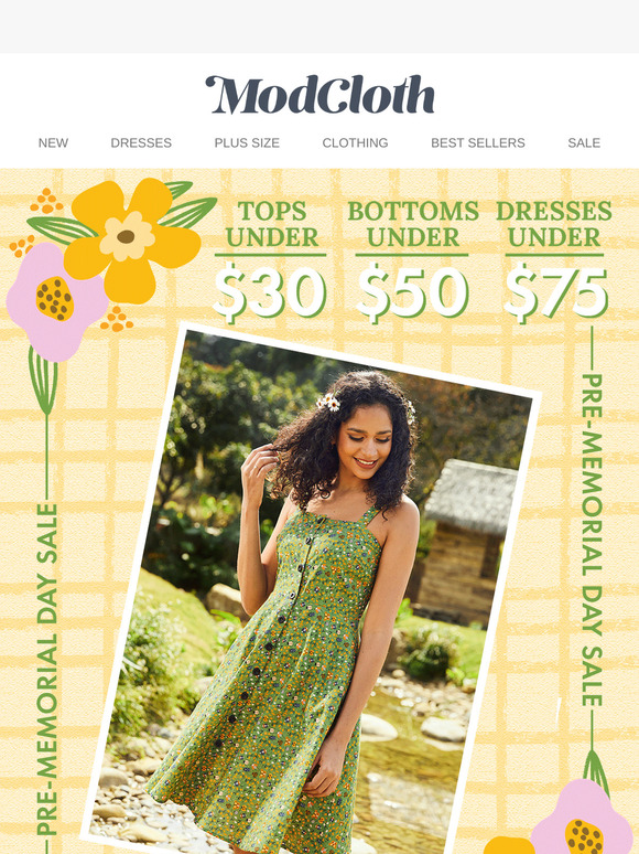Modcloth Email Newsletters: Shop Sales, Discounts, and Coupon Codes