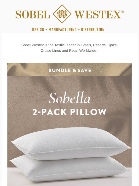 Sobel at Home: New 2-Pack Pillows on Amazon | Milled
