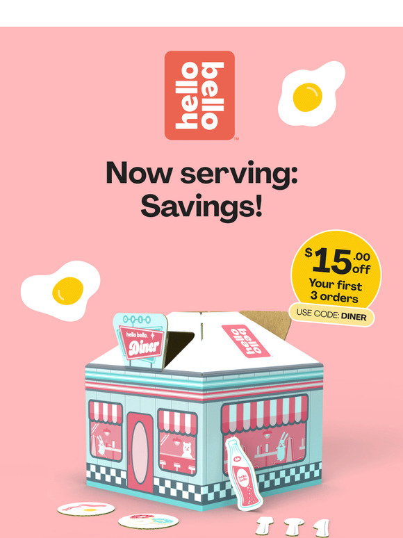 Hello Bello: Delivered in a cute box made for tiny chefs! 🍳🧇 | Milled