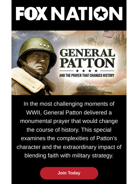 Fox News: General Patton and the Prayer that Changed History Streaming ...