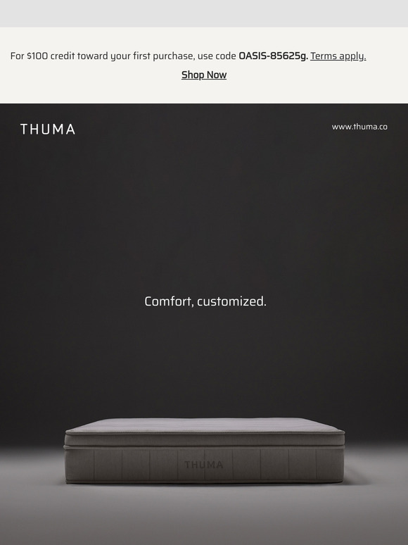 Thuma: Introducing the Hybrid Mattress. | Milled