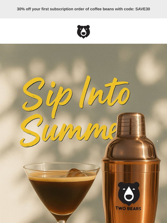 Two Bears: This Summer’s Hottest Sips Are Cold 🍸🤎 | Milled