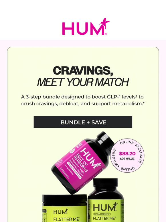 HUM Nutrition: GLP-1 is in. Cravings are out. | Milled