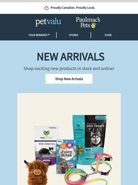 Pet Valu: New stuff just landed! Pets who love food, treats, toys ...