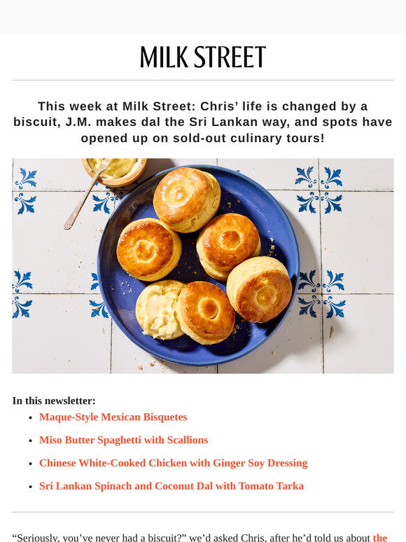 Milk Street Kitchen: “This is unlike ANY other biscuit” | Milled