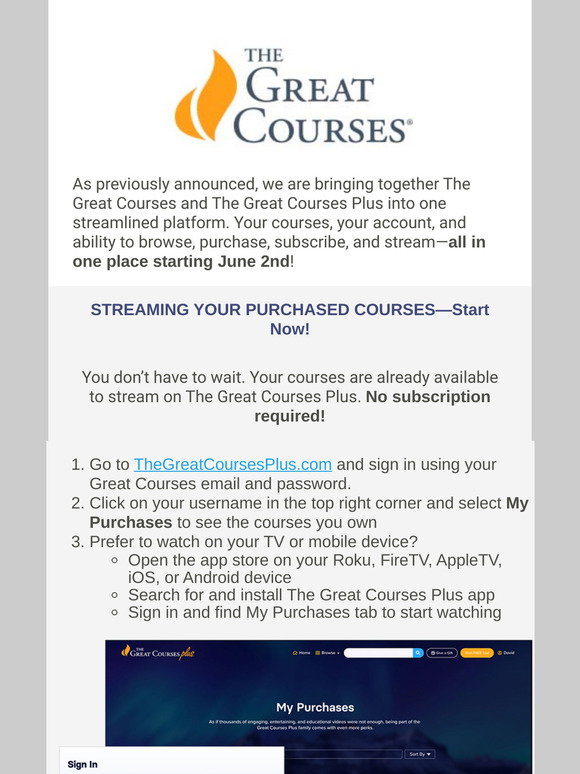 The Great Courses: Your New Great Courses Experience Launches on June 2 ...