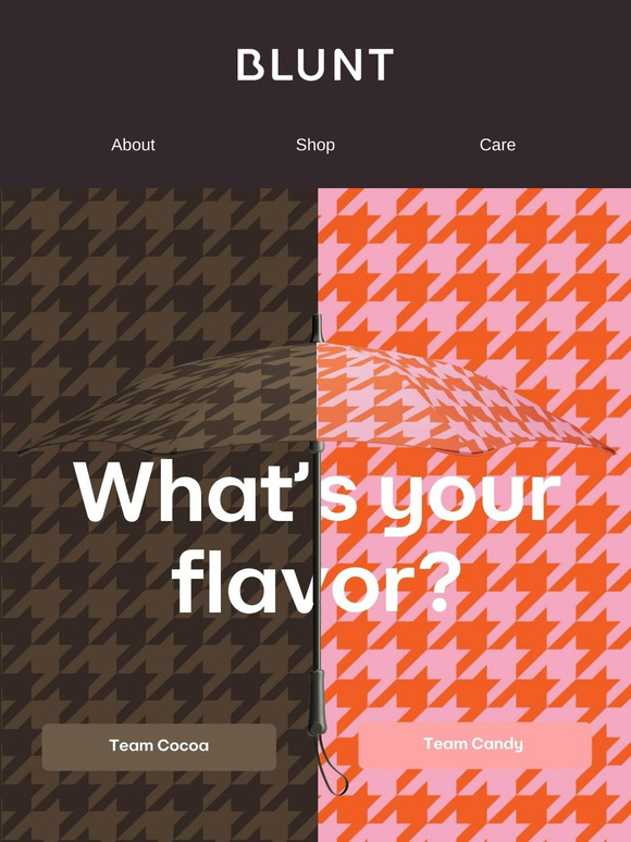 BLUNT Umbrellas: Team Cocoa vs Team Candy | Milled