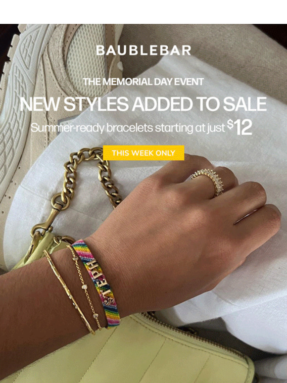 BaubleBar Email Newsletters: Shop Sales, Discounts, and Coupon Codes