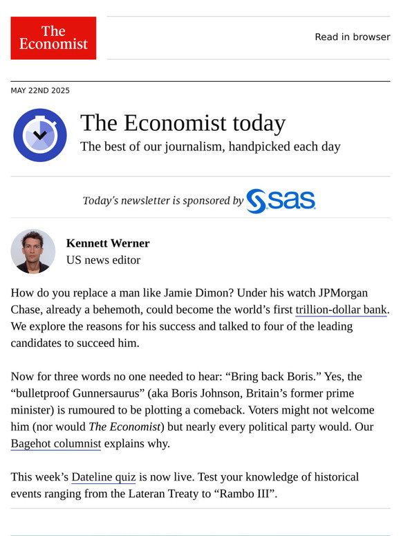 The Economist: Will Jamie Dimon build the first trillion-dollar bank ...