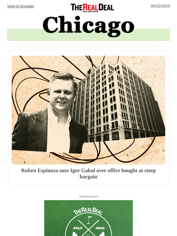 The Real Deal: Ruben Espinoza sues Igor Gabal; Dolton threatens eminent ...