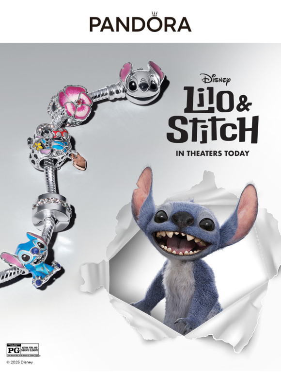 Pandora: Stitch is back on the big screen—and in our newest collection ...
