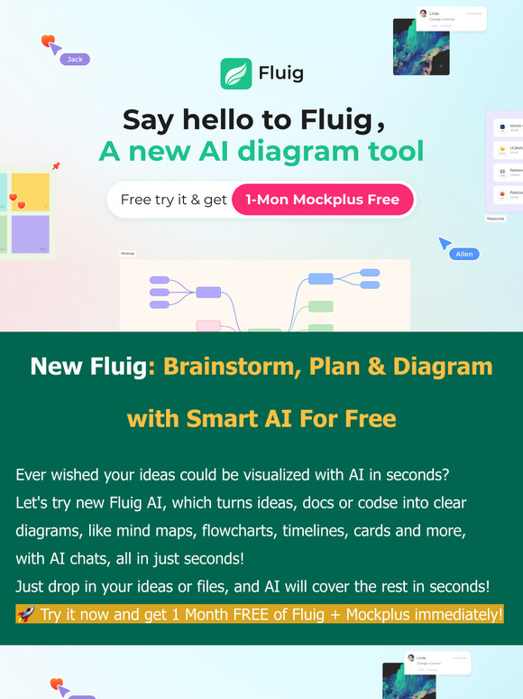Mockplus: Unlock Smarter AI diagramming, Fluig AI, New Way to Deliver ...
