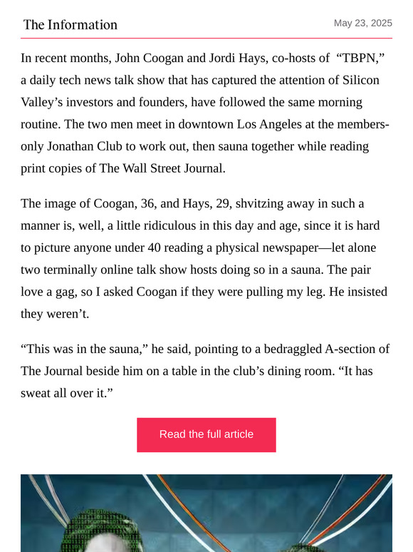 The Information: How the 'Technology Brothers' Seized Silicon Valley | Milled